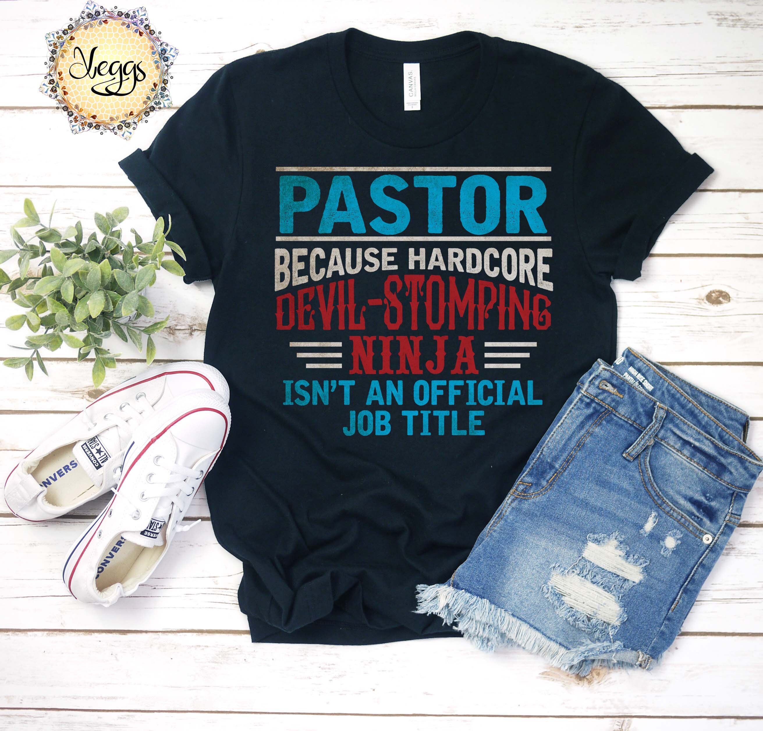 Devil Stomping Ninja, Pastor Appreciation, Pastor Gift, Christian T ...