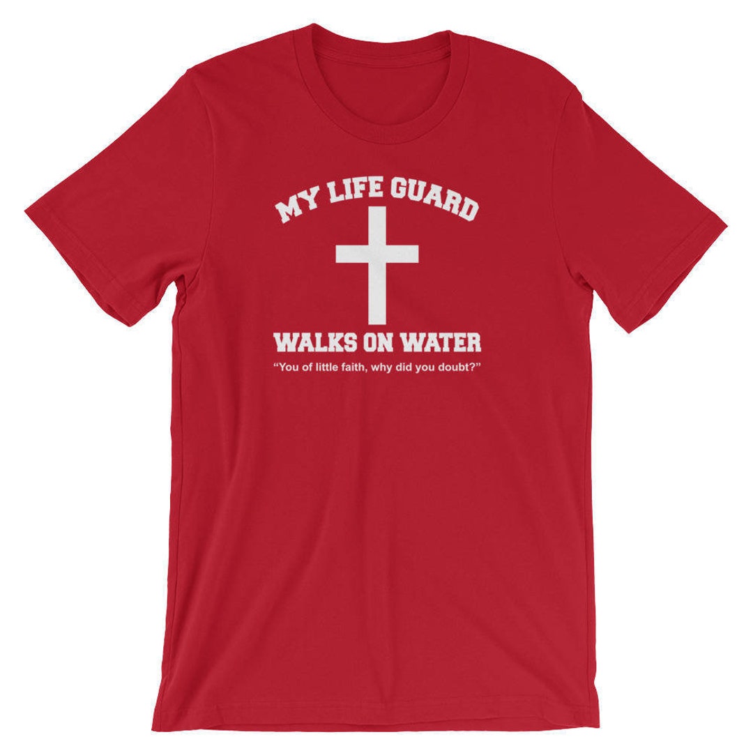 My Lifeguard Walks on Water, Jesus Shirt, Christian T Shirts, Faith ...
