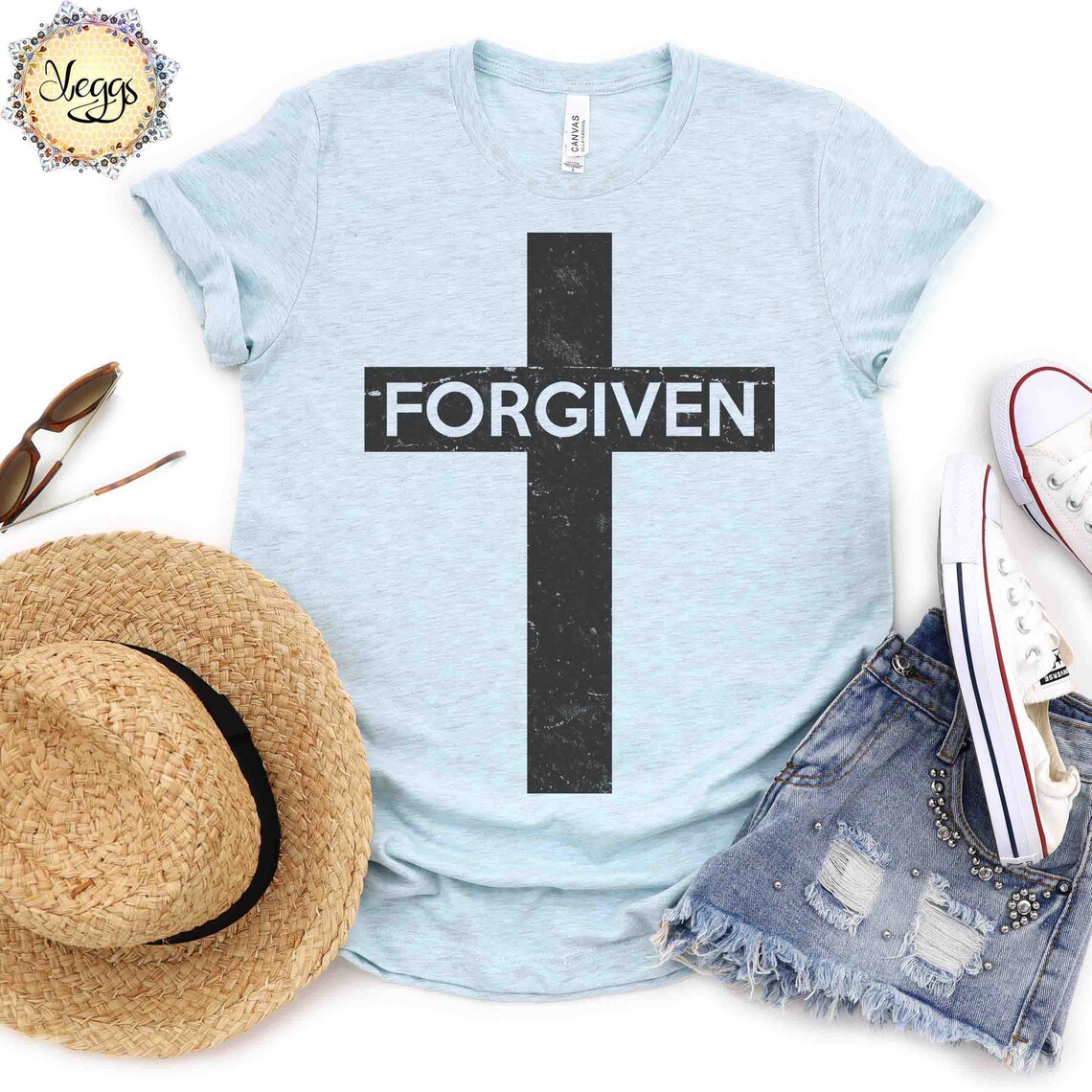 Forgiven Shirt Faith Based Tshirts Christian Gifts - Etsy