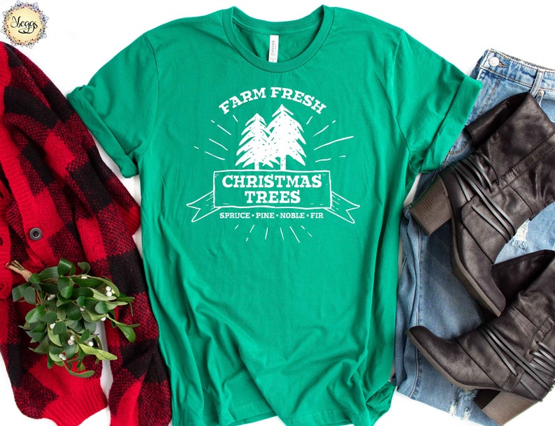 Christmas Tree Farm - Christmas Shirts - Christmas Tree - Primitive ...