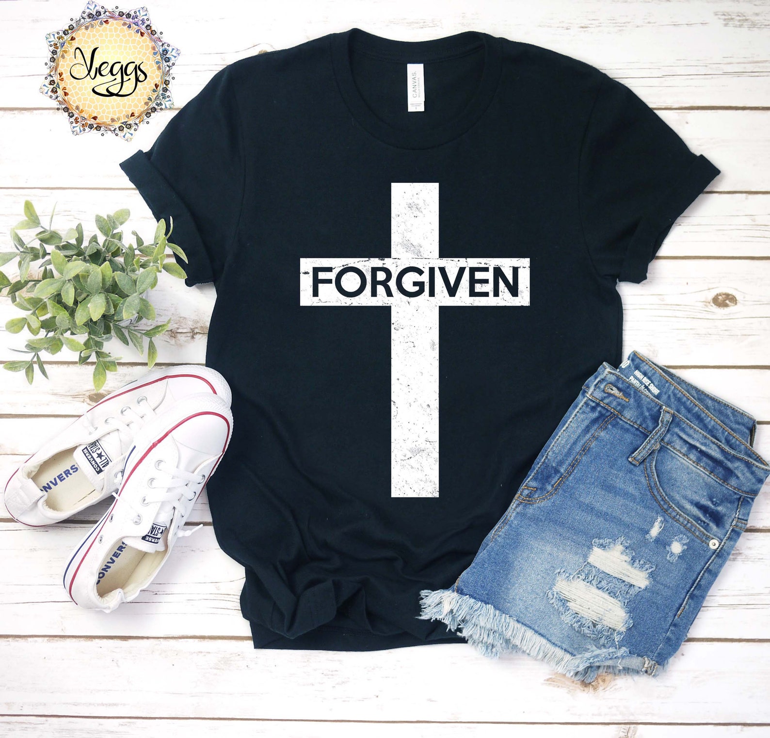 Forgiven Shirt Faith Based Tshirts Christian Gifts | Etsy