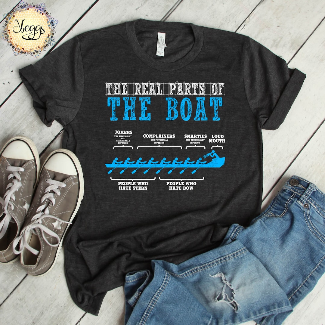 Real Parts of the Boat, Funny Rowing T Shirt, Rowing Crew Shirt & Gifts ...