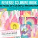 Printable Backwards Coloring Book, Abstract Reverse Coloring Book ...