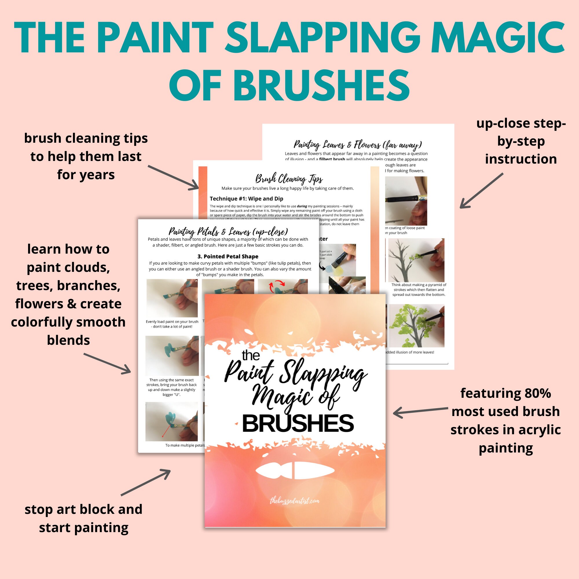 The Paint Slapping Magic of Brushes PDF Printable // Downloadable ...