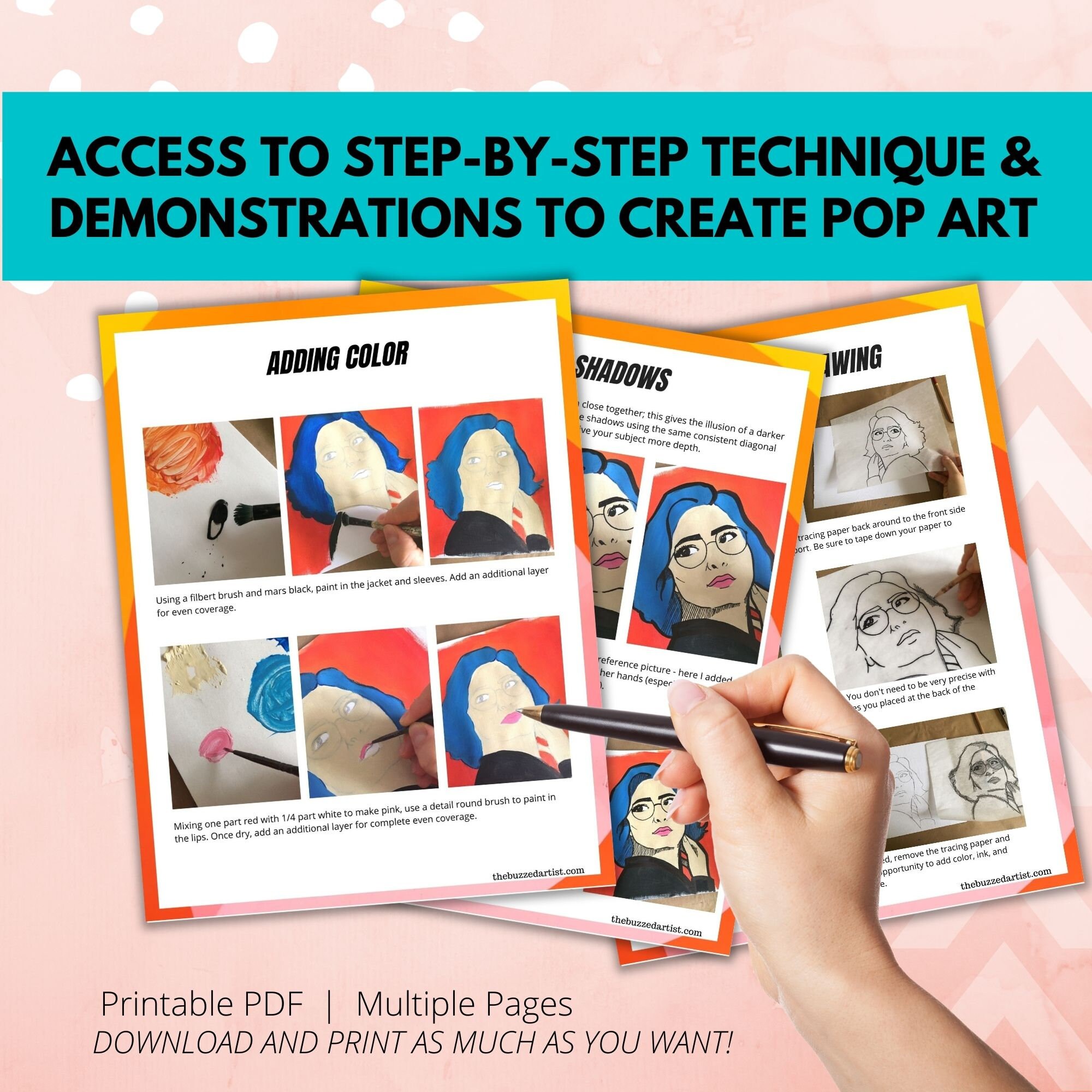 Pop Me Up: Turn Images Into Colorful Pop Art PDF Printable ...