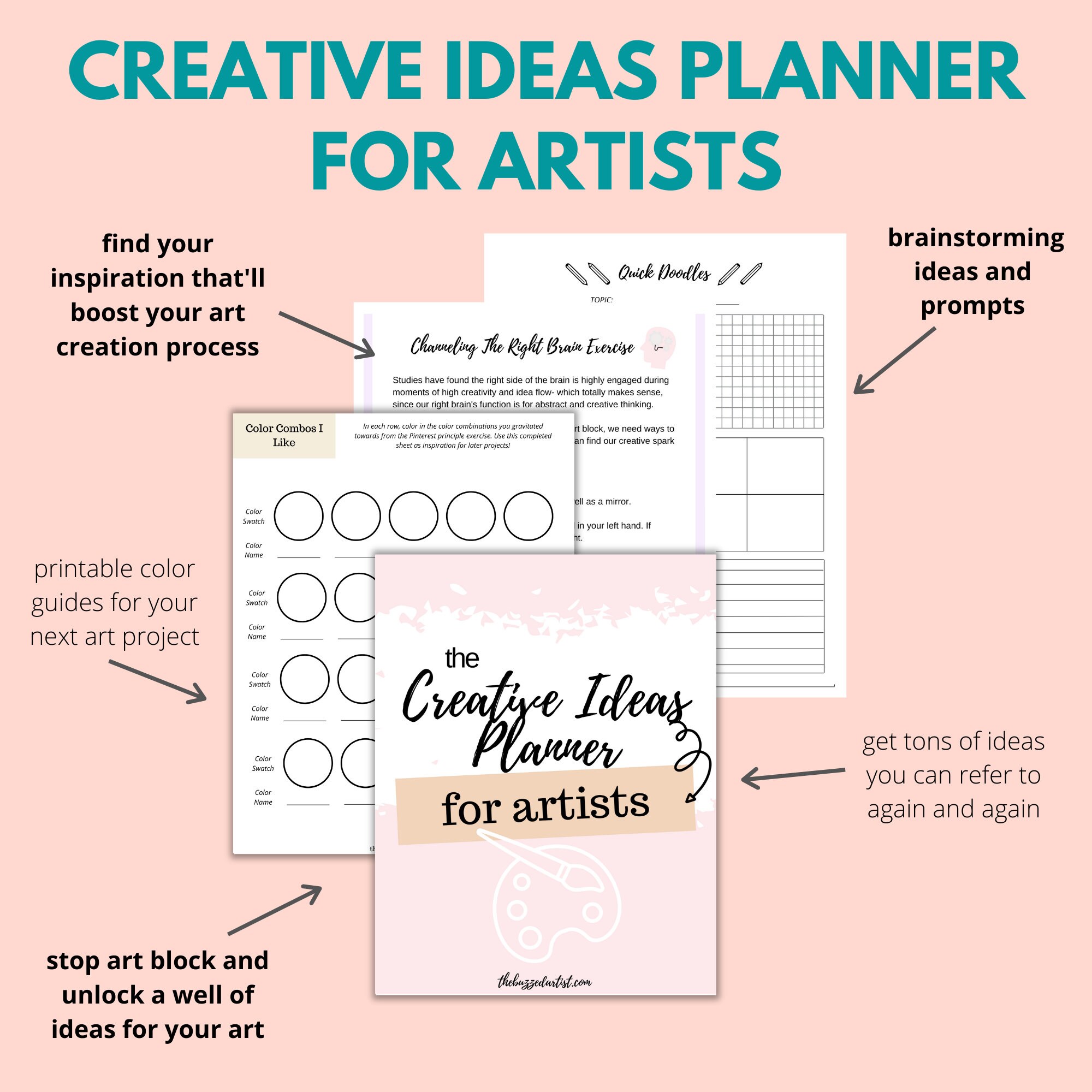 Creative Ideas Digital Planner for Artists Printable Creative - Etsy