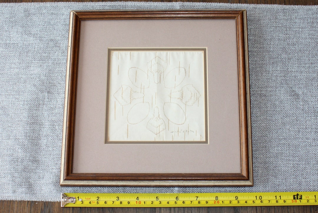 Framed Birch Bark Biting by Angelique Merasty Cree Artist - Etsy