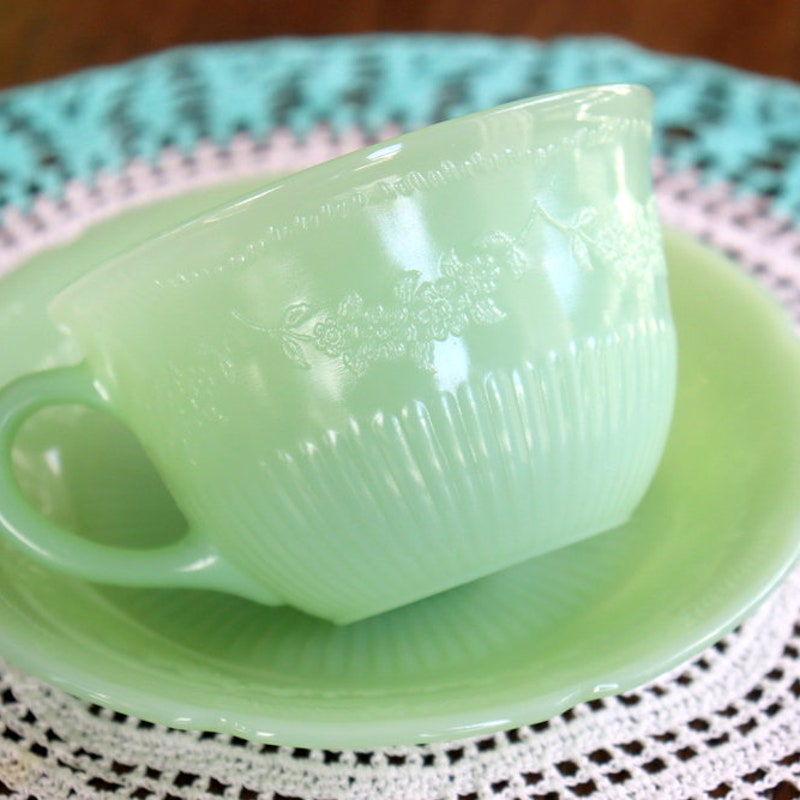Jadeite Cup - Etsy