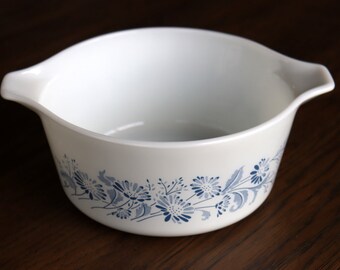 Pyrex Colonial Mist Round Casserole, Covered Casserole, Blue - Etsy