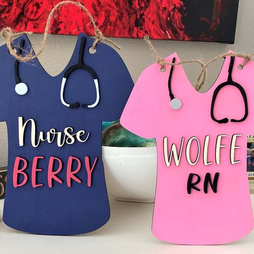 Personalized Gift Custom Nurse Sign Nurse Gifts Nurse Name | Etsy