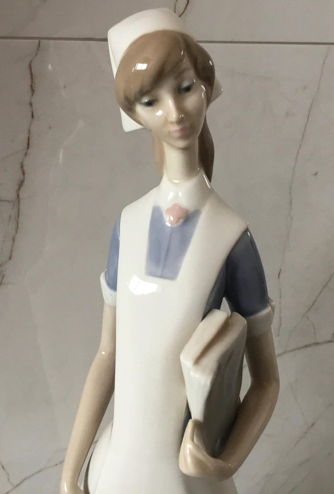 Lladro Porcelain Nurse Figurine #4603 - 1970s - Etsy