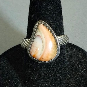 Thomsonite Ring Size 7 a Rare Minnesota Stone in Antiqued Sterling ...