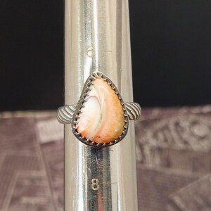 Thomsonite Ring Size 7 a Rare Minnesota Stone in Antiqued Sterling ...