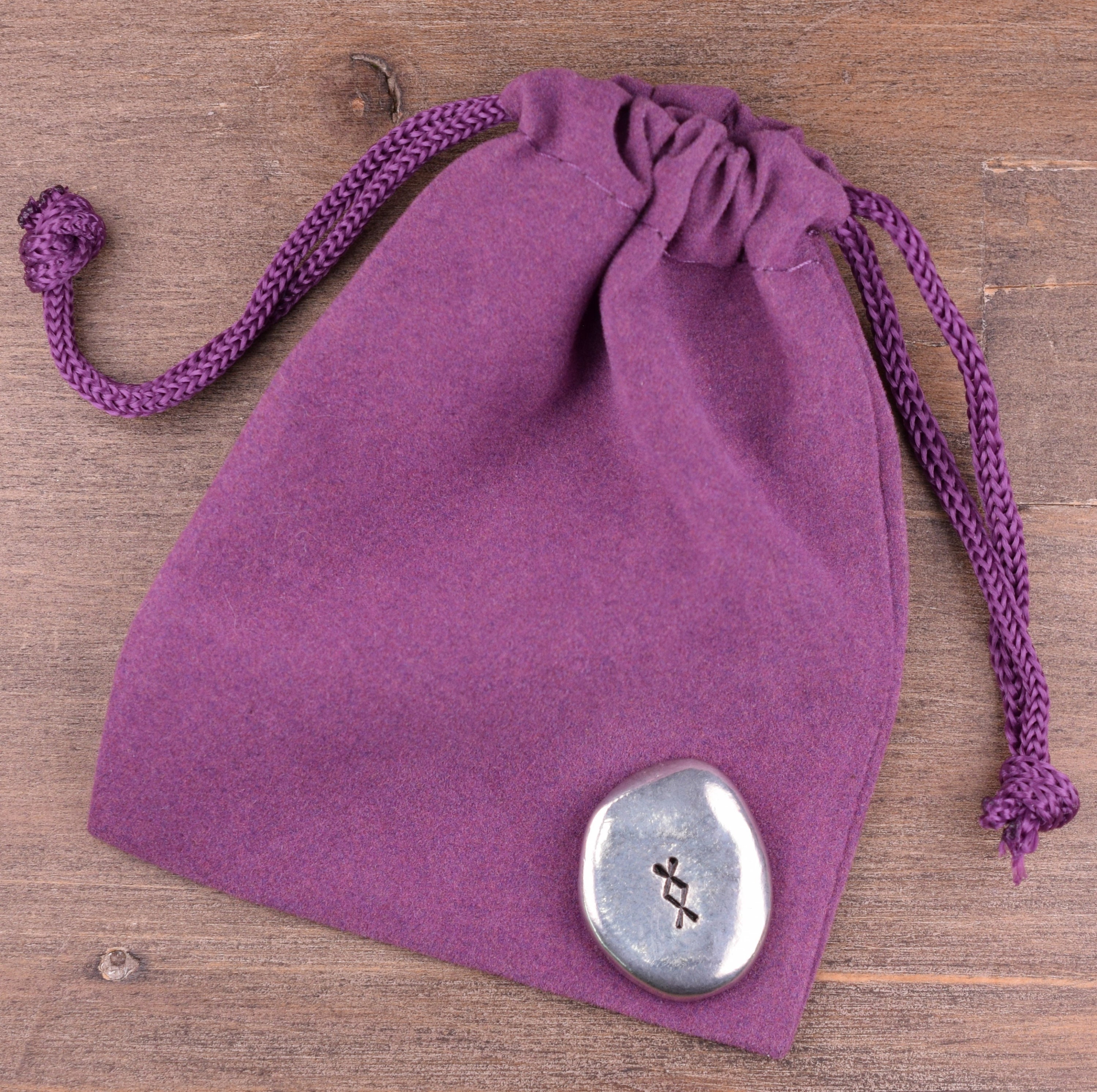 Rune Stone, Inguz Rune Pocket Stone, Protection Charm, Worry Stone ...