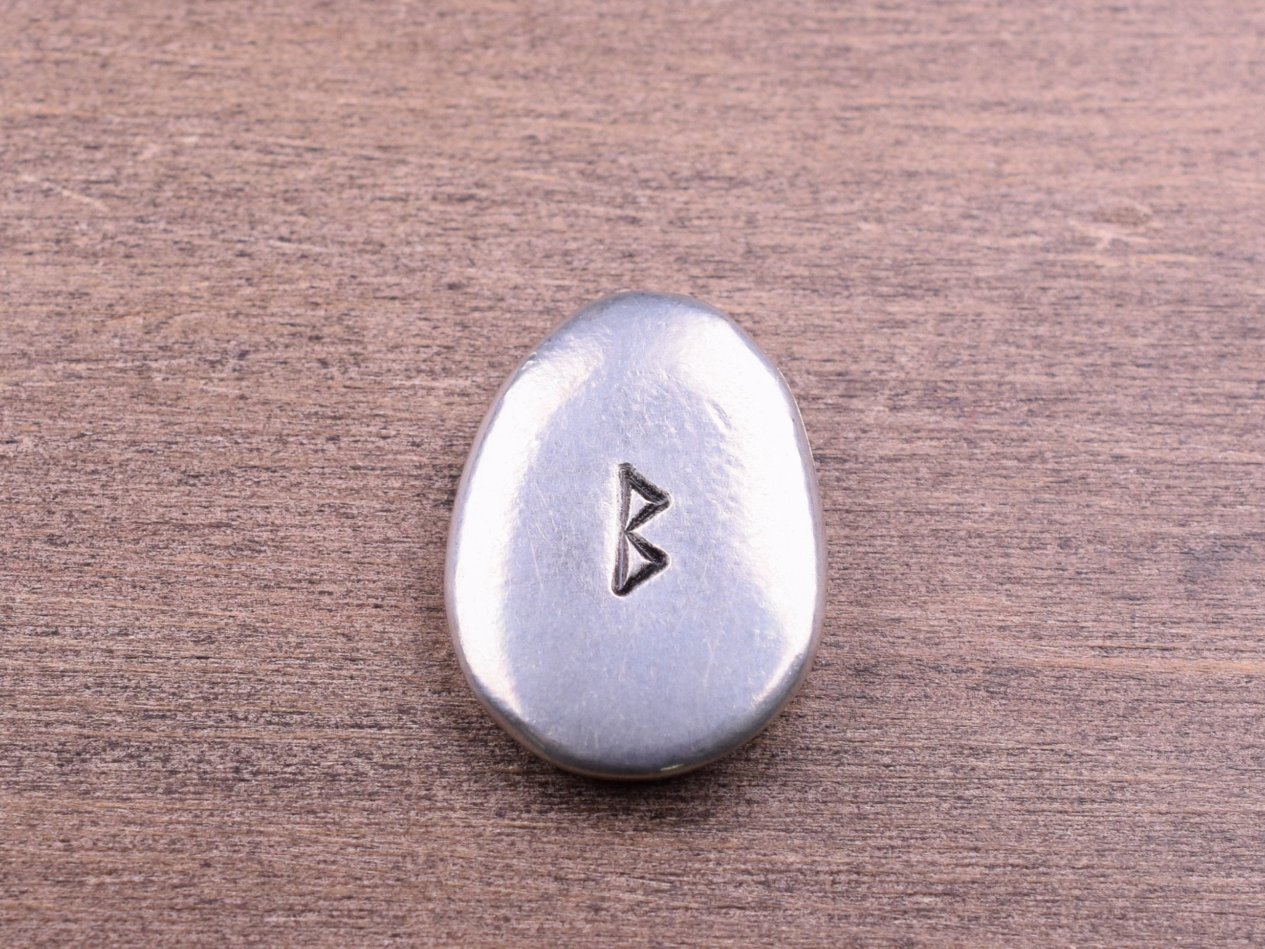 Berkano Rune Stone, Berkano Rune Pocket Stone, Birch Rune, Wisdom Rune ...