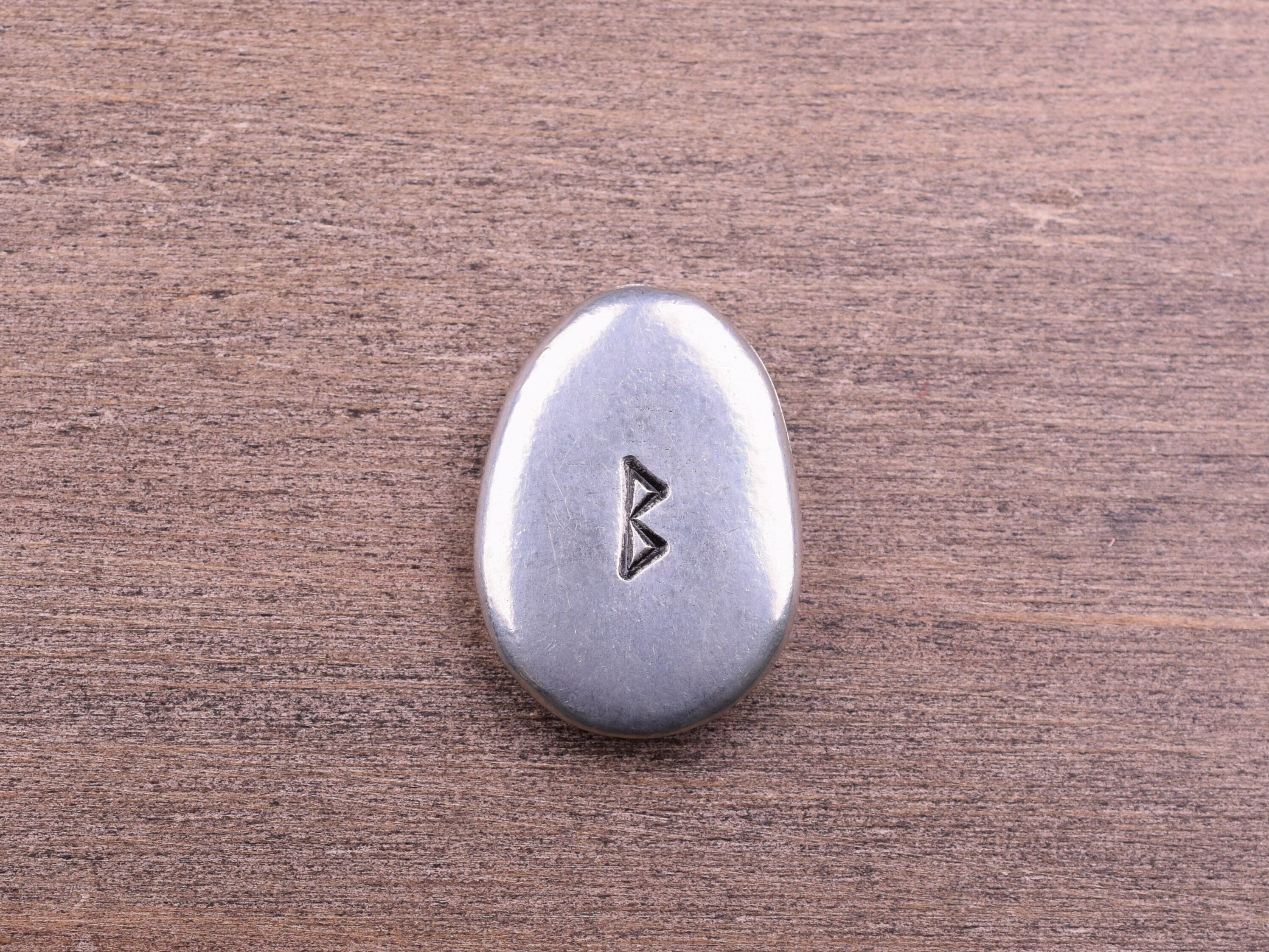 Berkano Rune Stone, Berkano Rune Pocket Stone, Birch Rune, Wisdom Rune ...