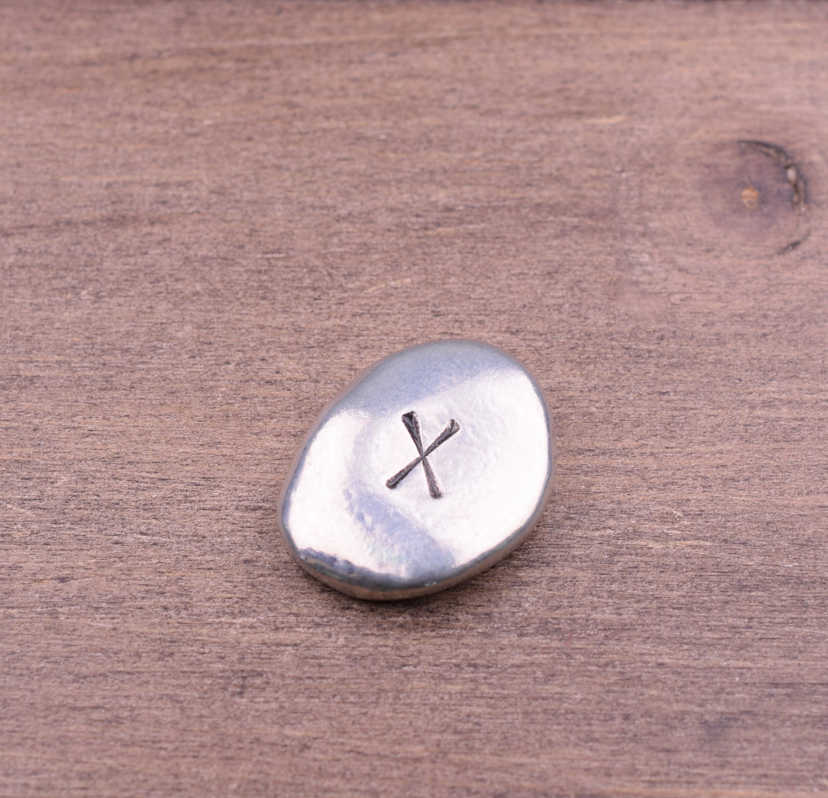 Gebo Rune Stone Pocket Stone Gift and Trade Rune - Etsy