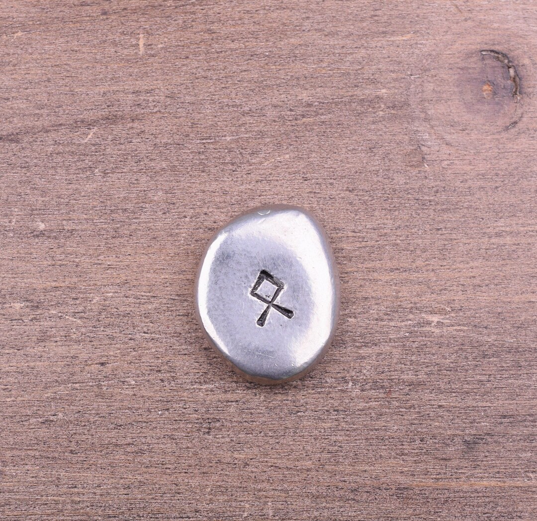 Othala Rune Stone, Pocket Stone, Home and Ancestry Charm, Prosperity ...