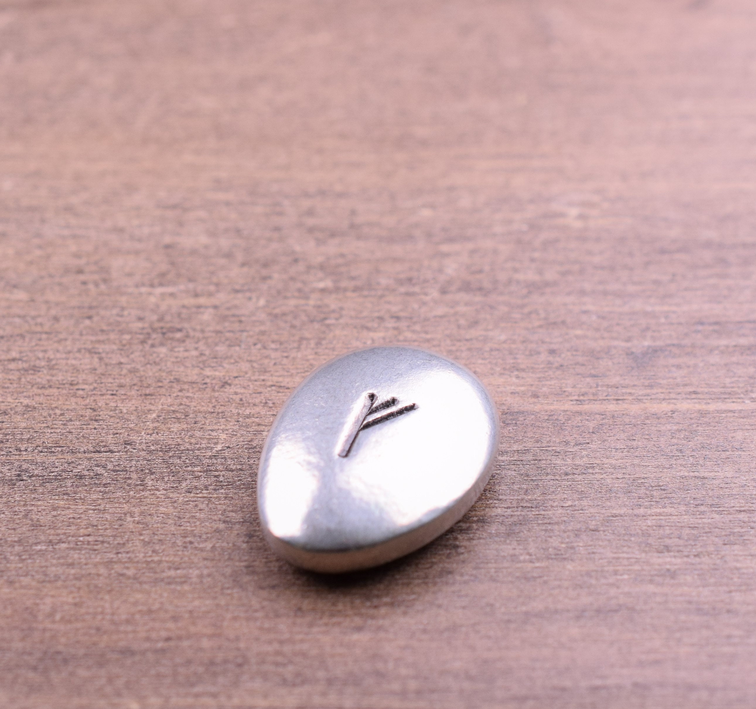 Fehu Rune Stone Fehu Rune Pocket Stone Lucky Rune Pocket | Etsy