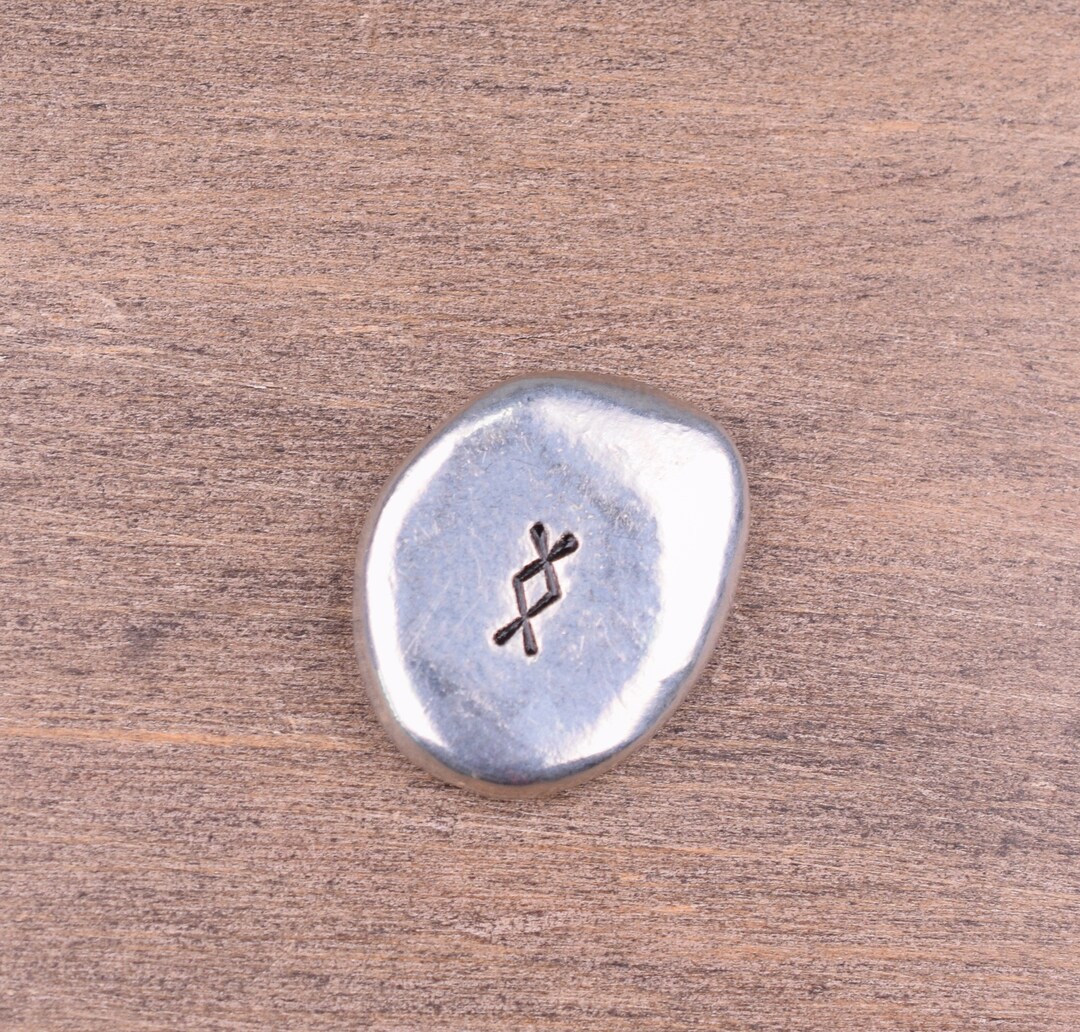 Rune Stone, Inguz Rune Pocket Stone, Protection Charm, Worry Stone - Etsy