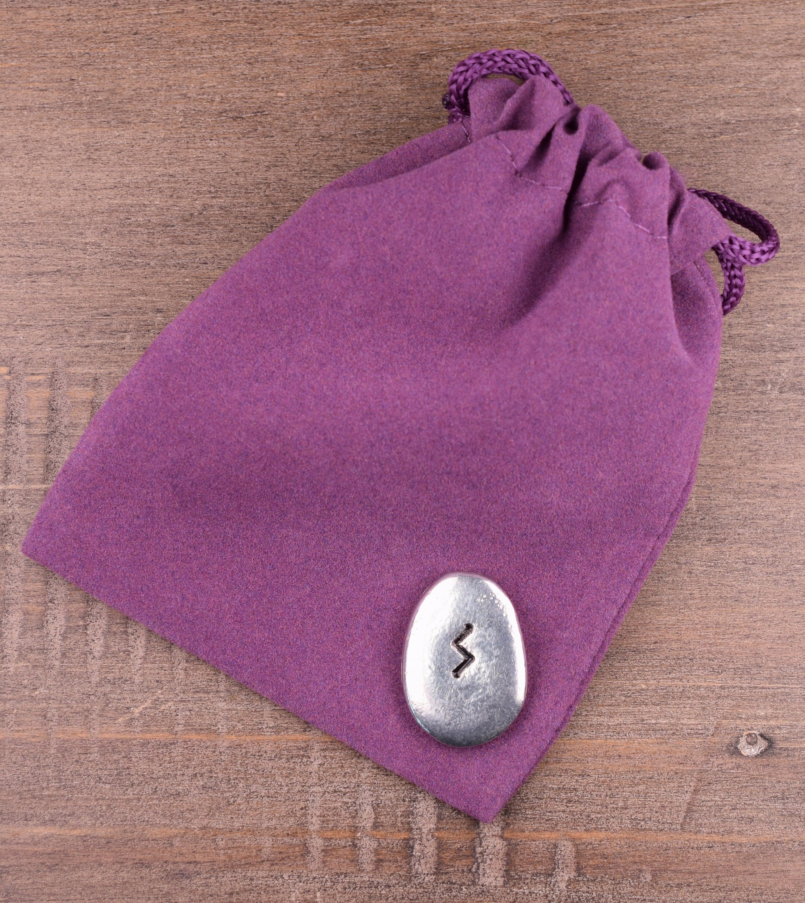 Rune Stone, Sowilo Rune Pocket Charm, Success Charm, Sun Rune, Worry ...