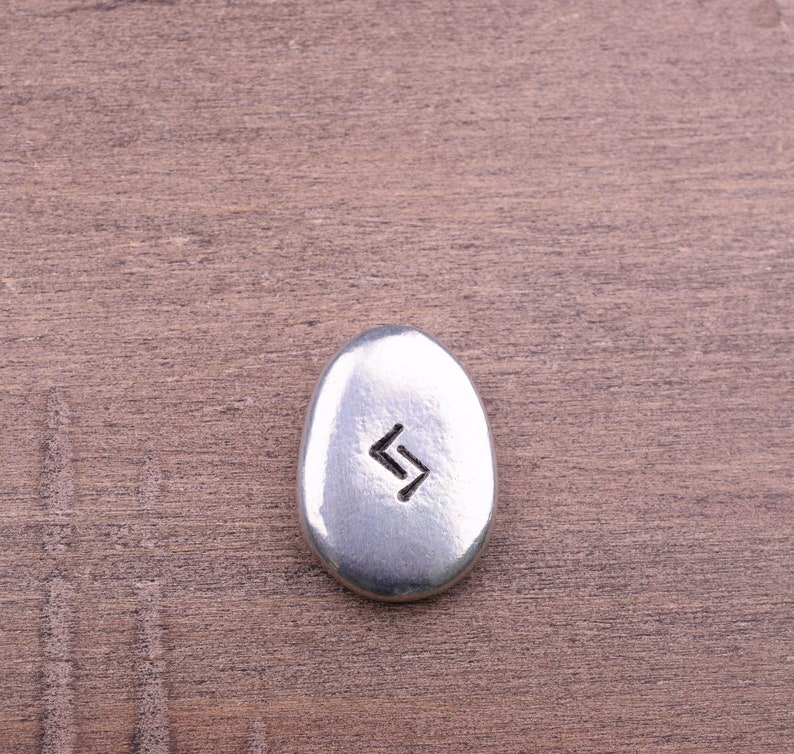 Jera Rune Stone, Jera Rune Pocket Stone, Rune Charm, Patience Peace and ...