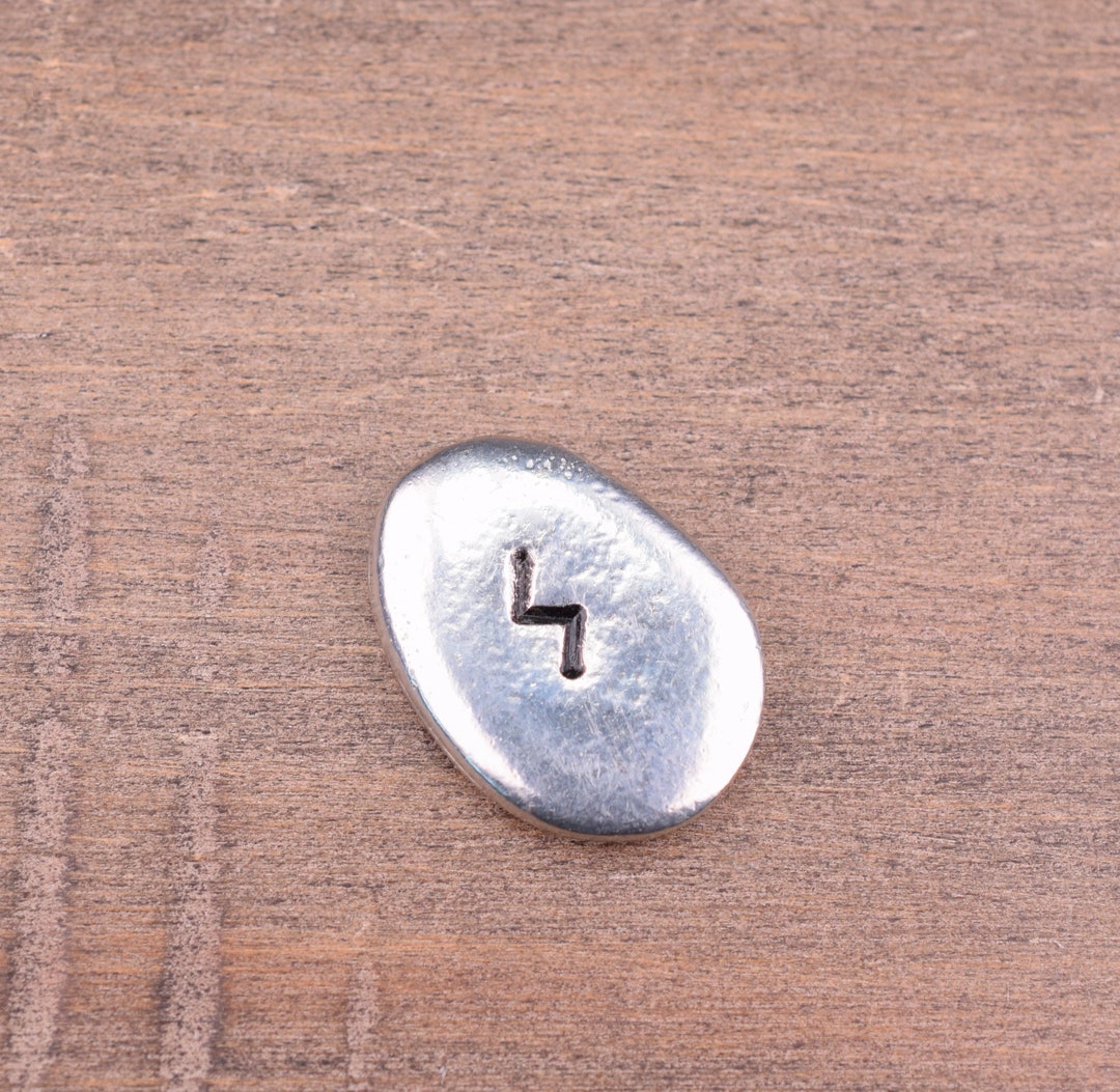 Rune Stone, Sowilo Rune Pocket Charm, Success Charm, Sun Rune, Worry ...