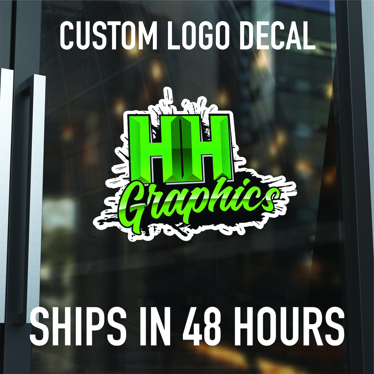Custom Color Sticker for Store Custom Logo Decal for Car - Etsy