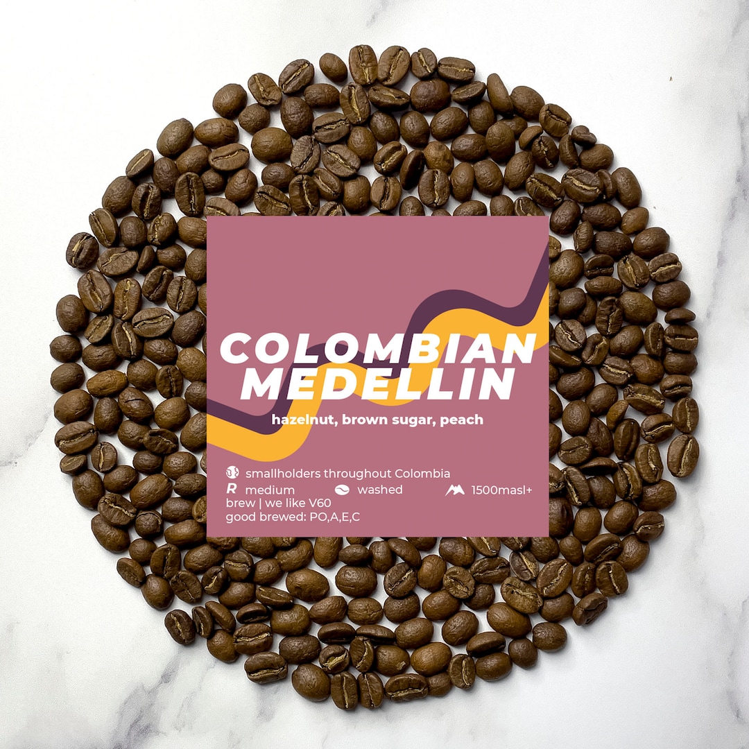 Colombian Medellin Fresh Speciality Coffee Gift Box Choose Beans or ...