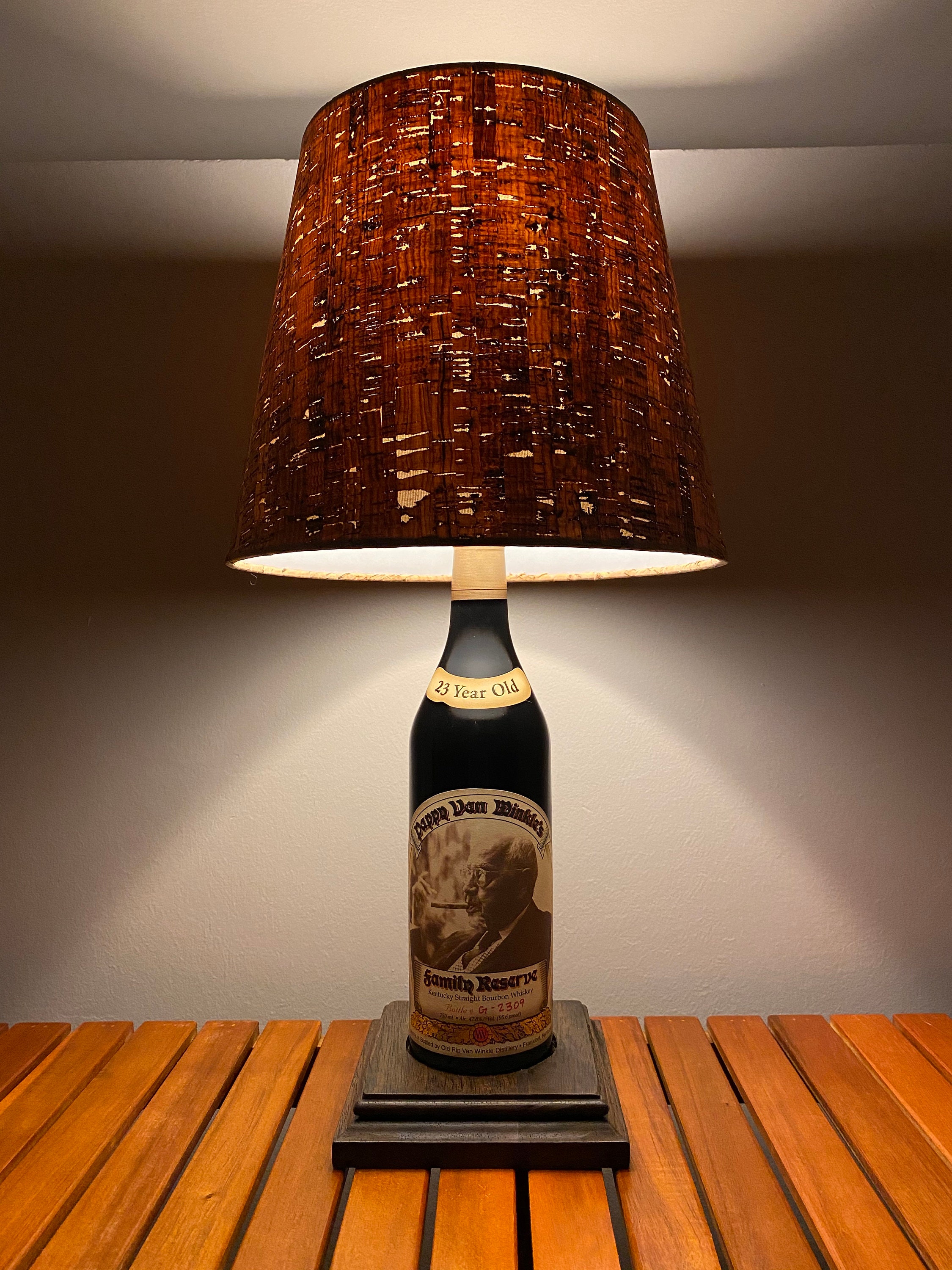 Pappy Van Winkle Bourbon Whiskey Bottle Lamp PVW ORVW Old Rip | Etsy