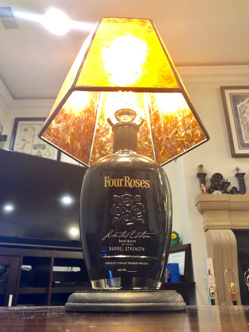 Four Roses Small Batch Limited Edition Bourbon Whiskey Bottle Lamp 4 ...