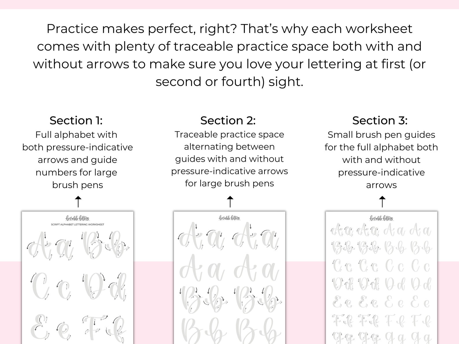 Script Alphabet Lettering Worksheet Learn to Letter - Etsy