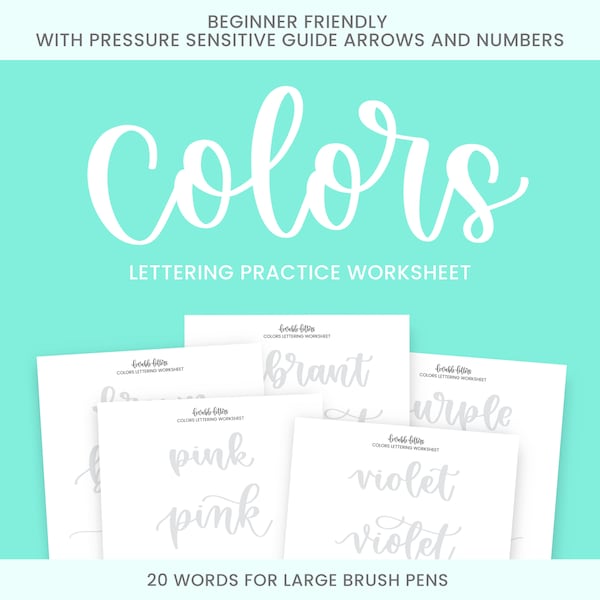 Flourish Alphabet Lettering Worksheet Learn to Letter Lettering ...