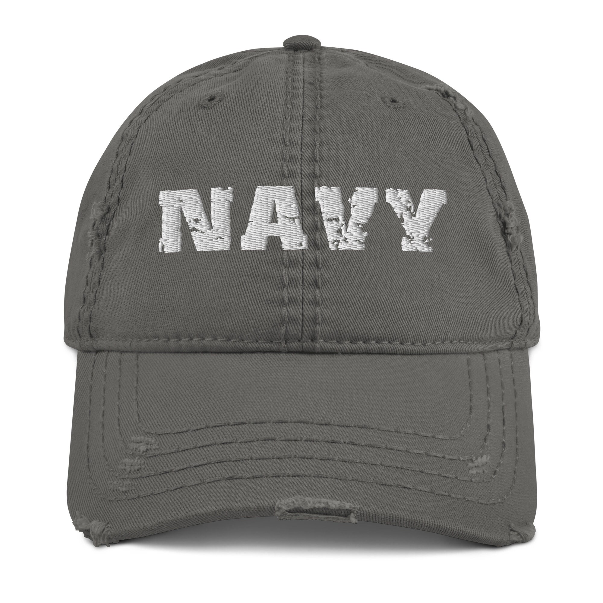 US Navy Distressed Dad Hat - Etsy