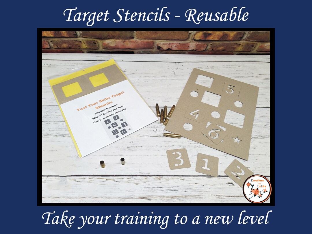 Target Stencils Movable Letters, Accuracy Test While Under Stress ...