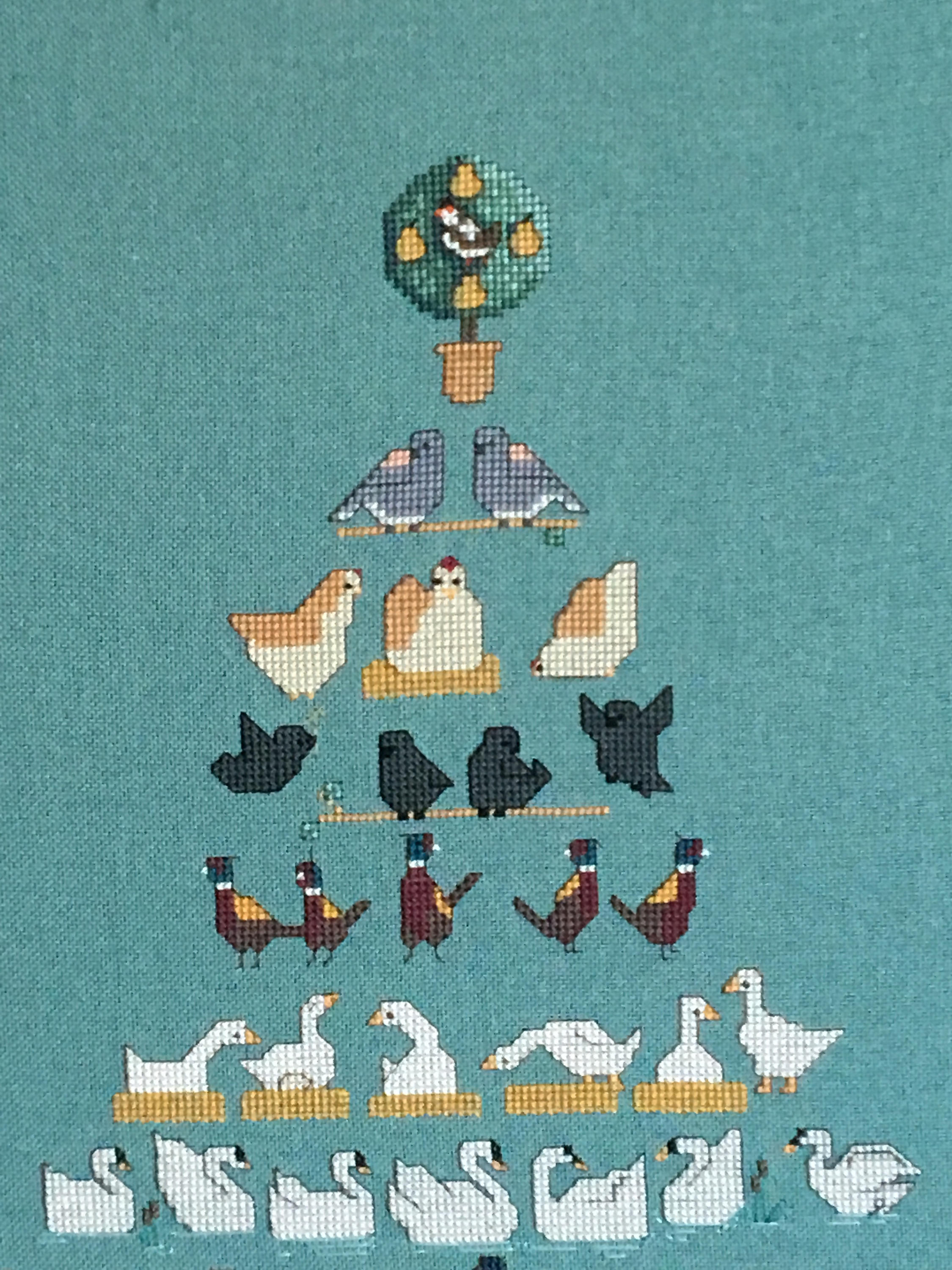 12 Days of Christmas / Cross Stitch Pattern / PDF / Christmas / Twelve ...