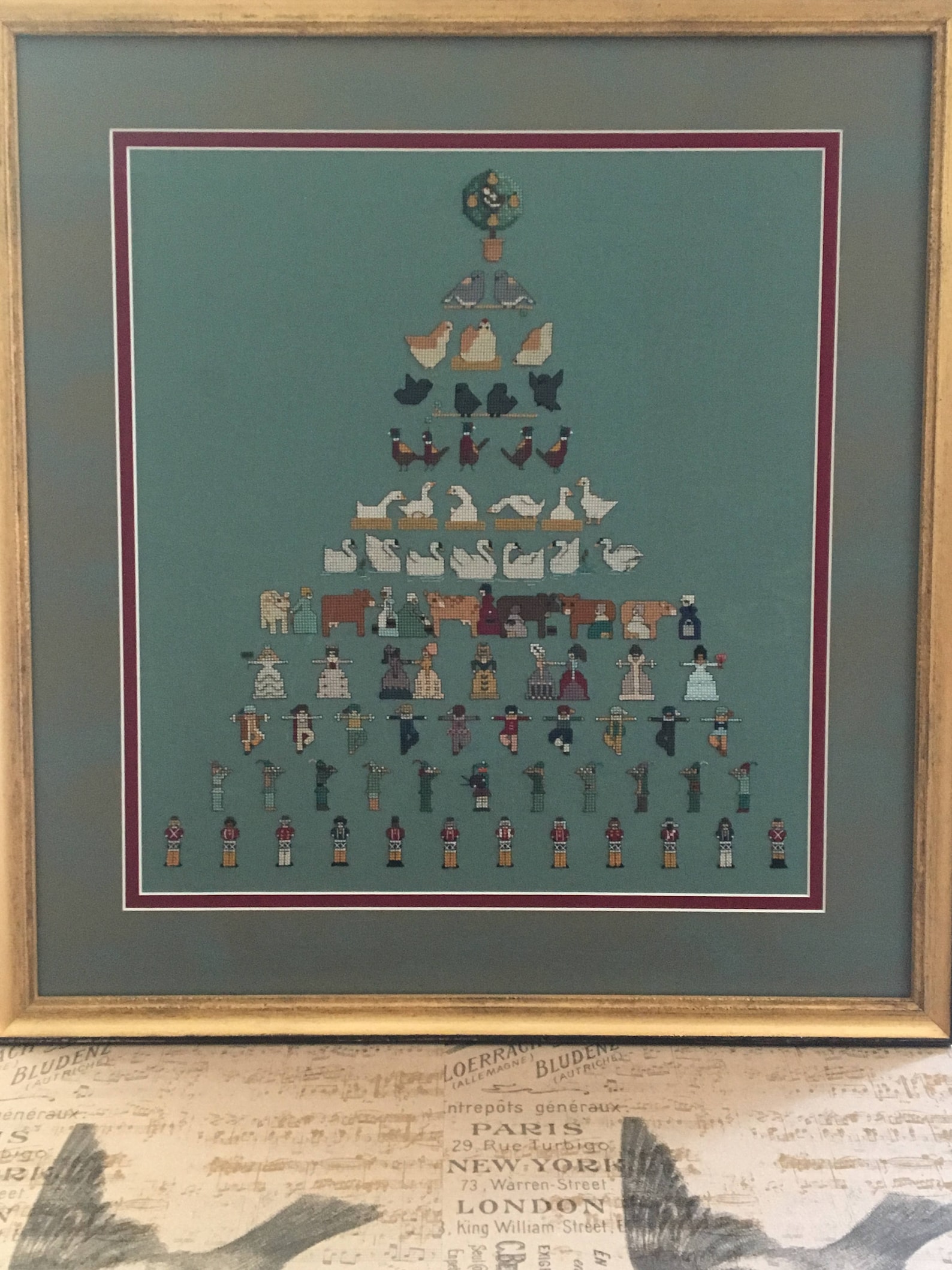 12 Days of Christmas / Cross Stitch Pattern / PDF / Christmas / Twelve ...