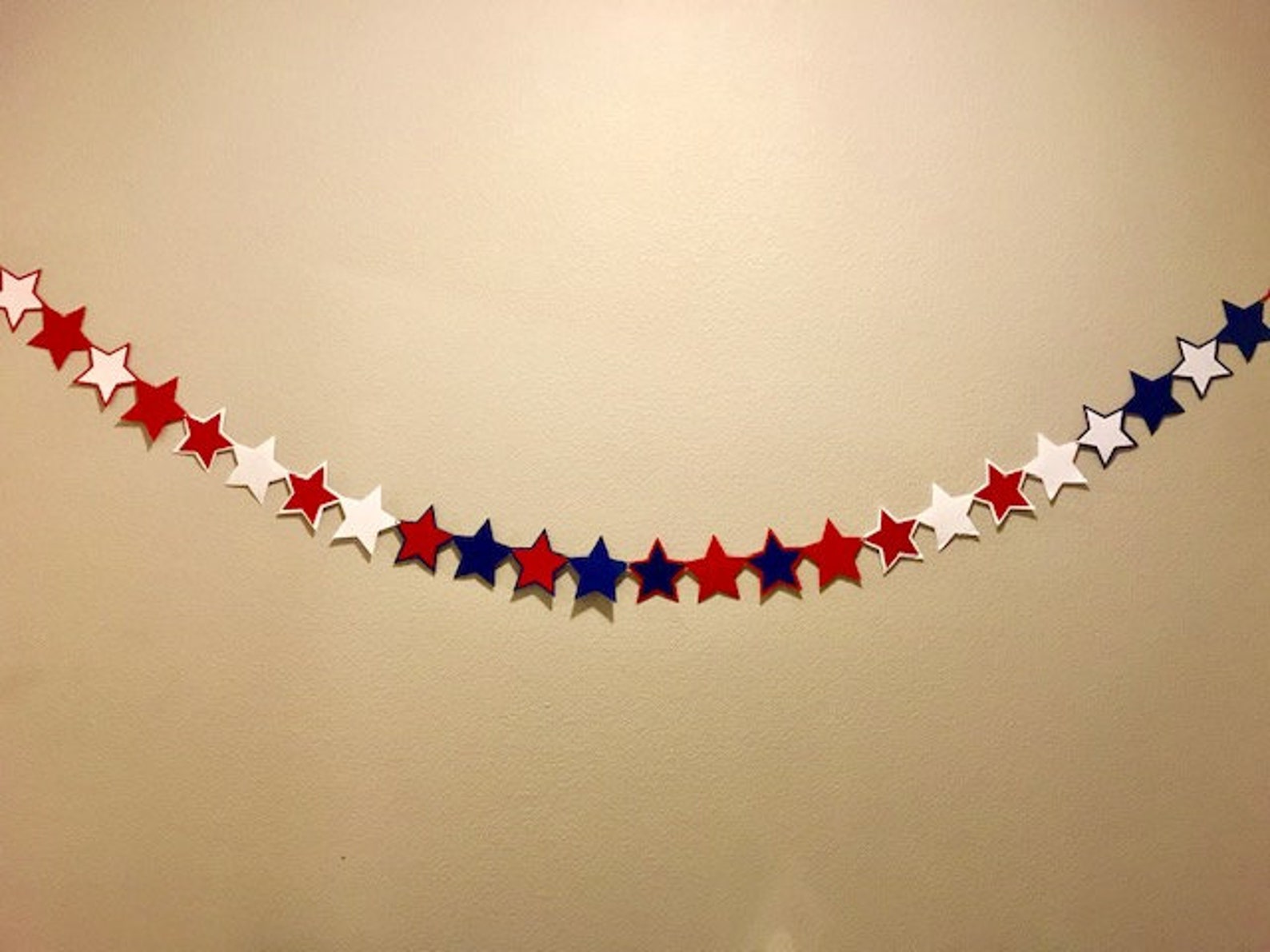 Patriotic Star Banner Red Blue White Foam Party - Etsy