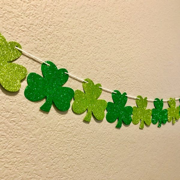 Shamrock Banner - Etsy