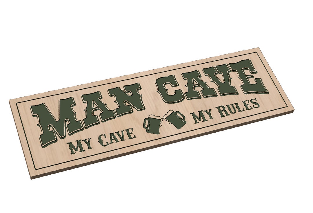 Man Cave Sign - SVG - Digital Download - Etsy