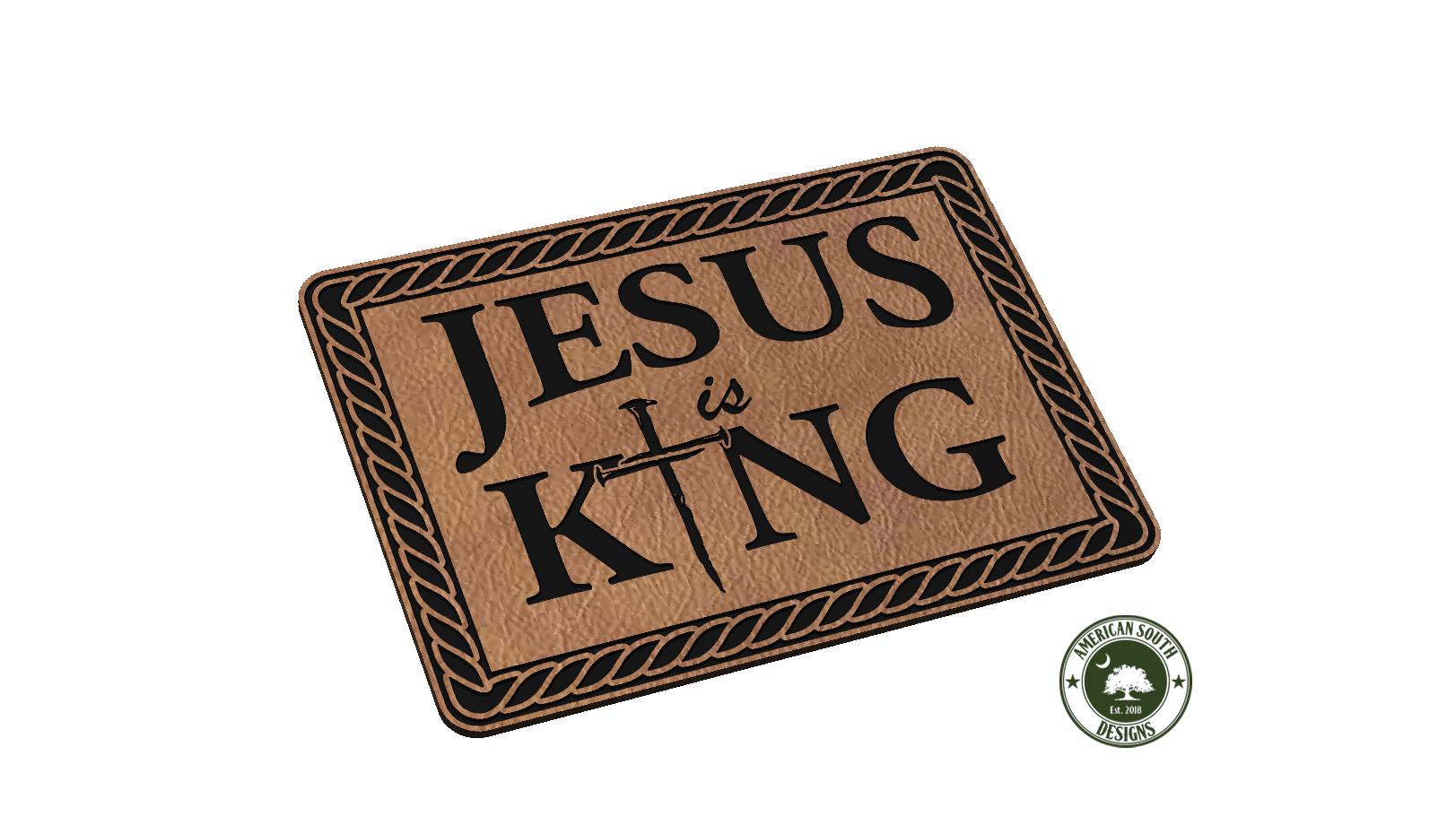Jesus is King - Rope Border - SVG - CNC Laser File (digital Download ...