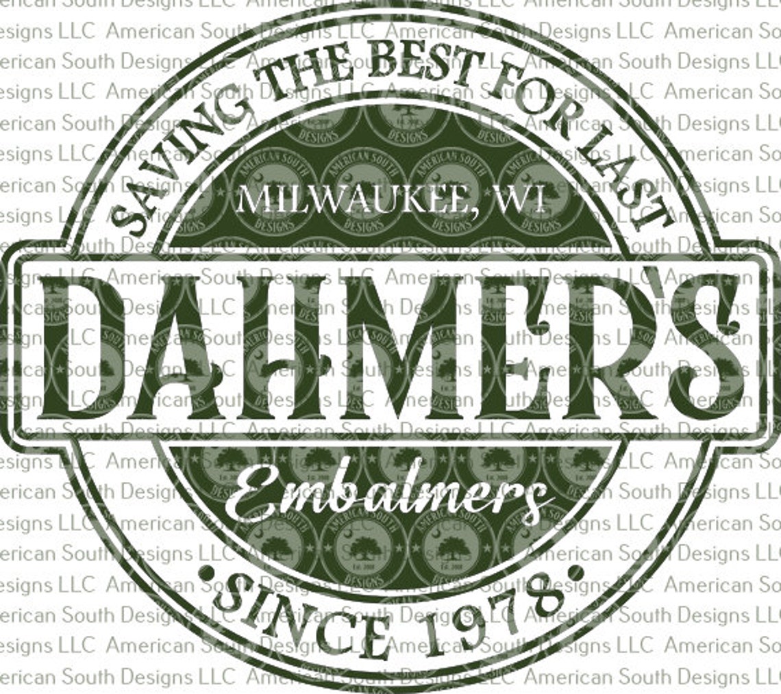 Halloween Sign 8 Dahmer's Embalmers - SVG - CNC Laser File (digital ...