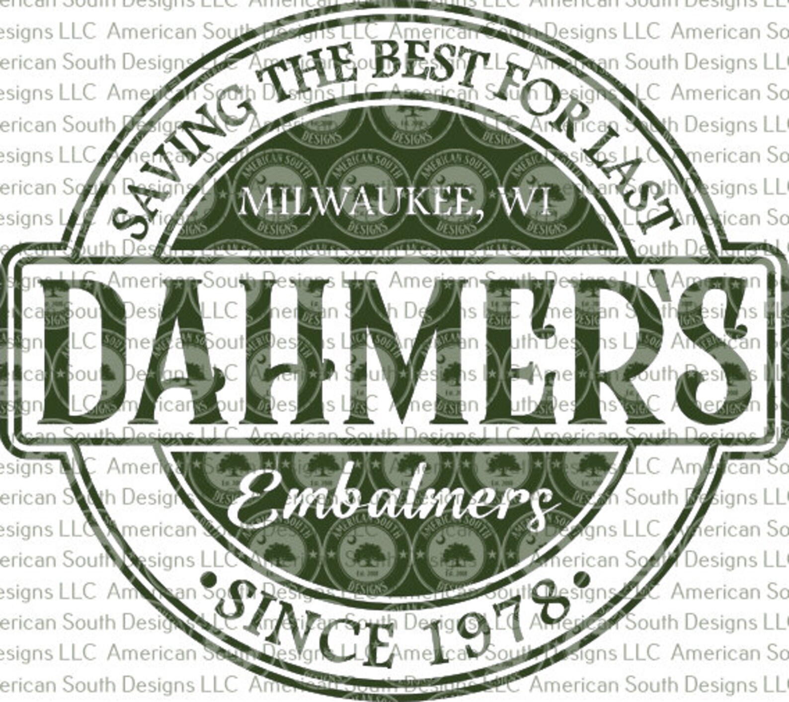 Halloween Sign 8 Dahmer's Embalmers SVG - Etsy