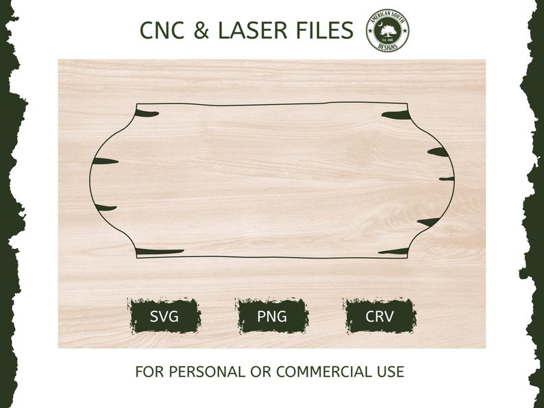 Wooden Sign Template - SVG - CNC Laser File (digital Download) - Etsy