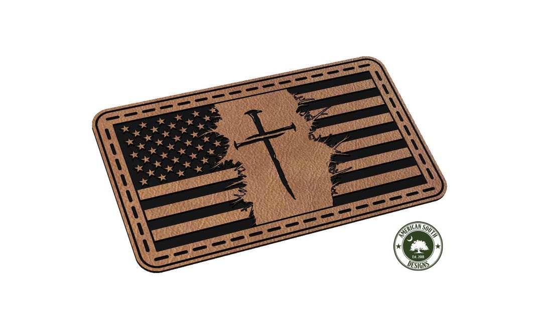 Tattered Flag With Cross - Stitching - SVG - Digital Download - Etsy