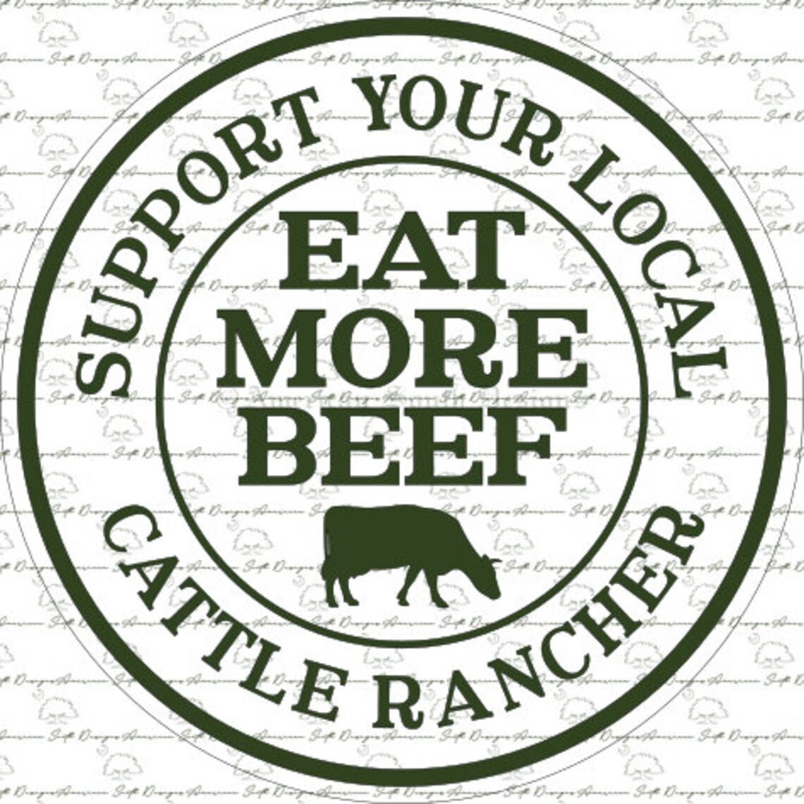 Support Local Cattle Ranchers 2 SVG - Etsy