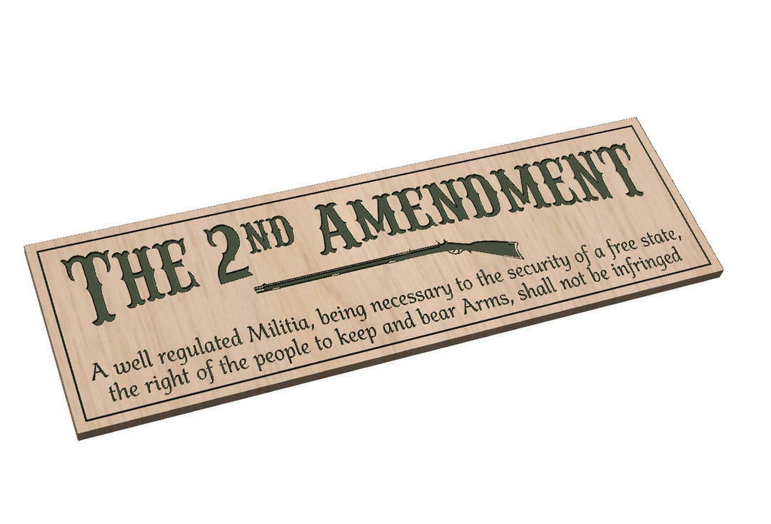 2nd Amendment Sign - SVG - Digital Download - Etsy