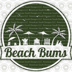 Beach Bums Sign - SVG - CNC Laser File (digital Download) - Etsy