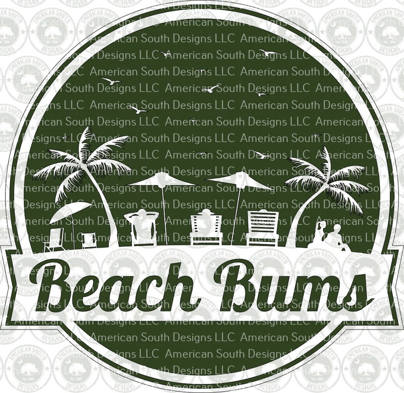 Beach Bums Sign - SVG - CNC Laser File (digital Download) - Etsy