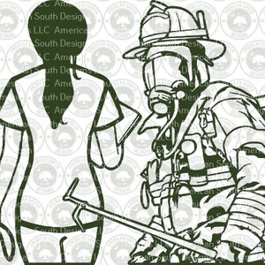 Firefighter and Nurse Files - SVG - Digital Download - Etsy